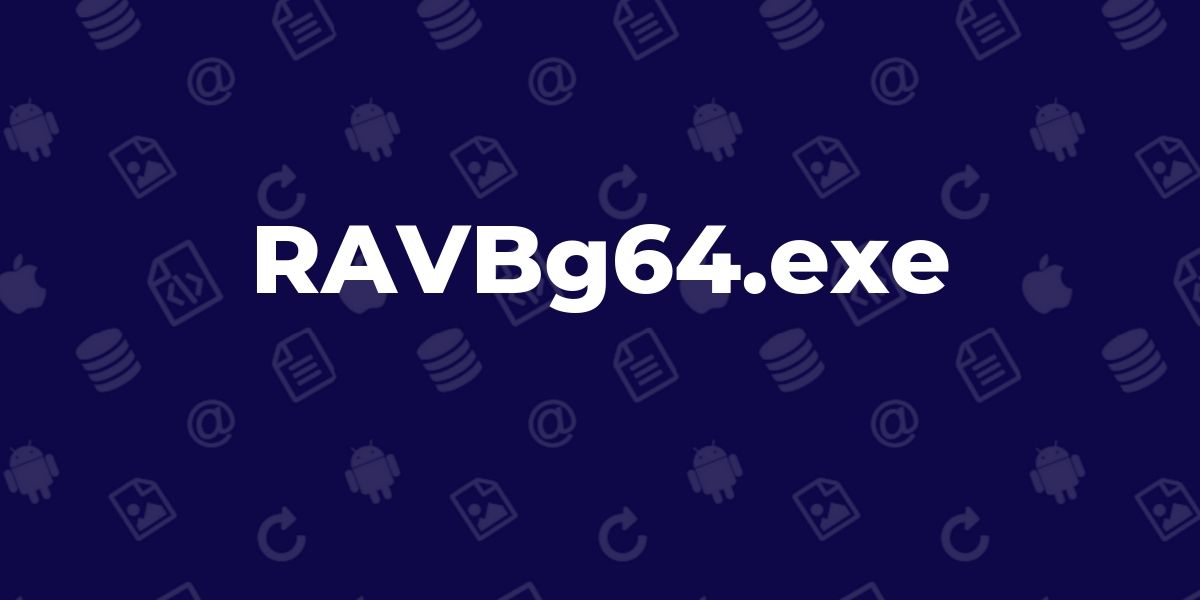 RAVBg64.exe | The Realtek High Definition Audio Driver