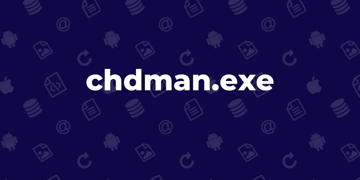 chdman.exe | Part Of The MAME Game Emulation Software
