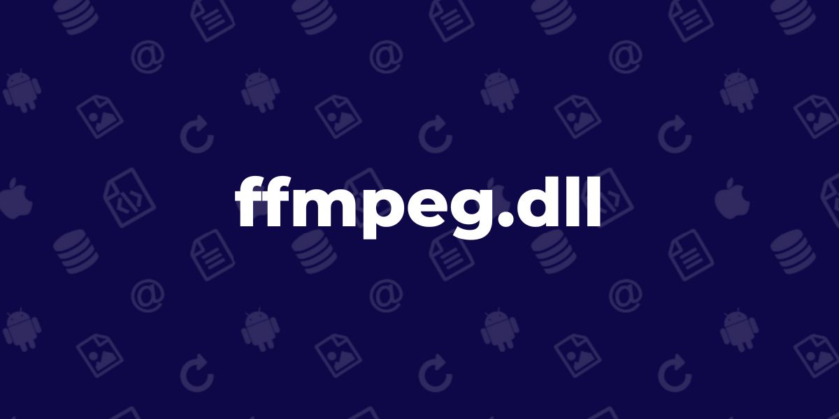 FFmpeg.DLL | Is It Safe? | How To Fix "FFmpex dll Not Found"
